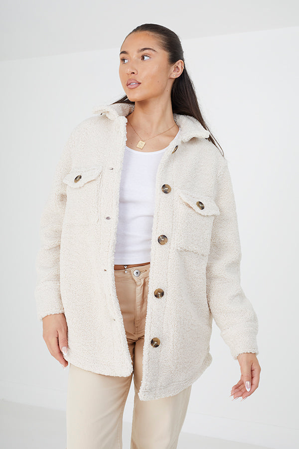 WOMENS WHOLESALE CURLED FAUX FUR SHACKET – Whispering Smith